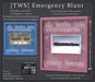 Second Life Marketplace - [TWS] Emergency Blunt